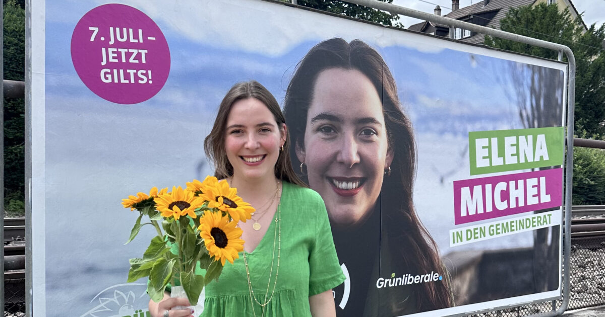 Elena Michel wird erste GRÜNE Gemeinderätin in Rüschlikon - Elena Michel